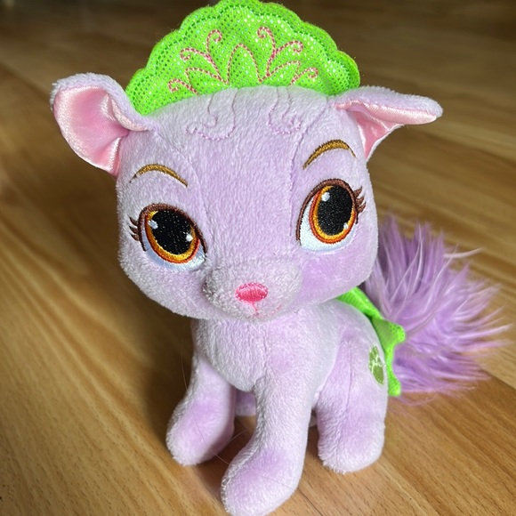 Disney | Toys | Disney Palace Pets Tianas Purple Kitty Lily Plush ...
